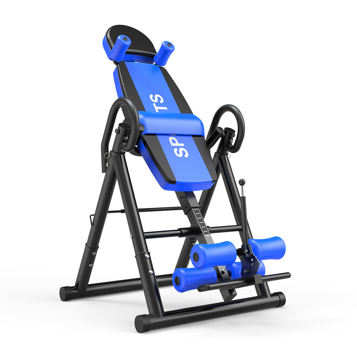 180°Folding Home Inversion Table Fitness Chiropractic Therapy Gym Back ...