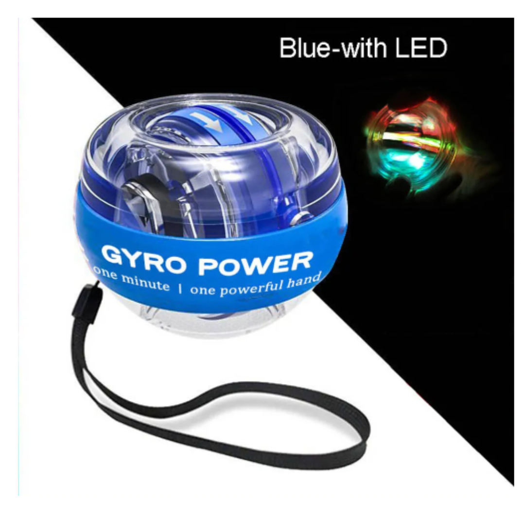 LED Gyroscopic Powerball Autostart Range Gyro Power Wrist Ball Arm Hand ...