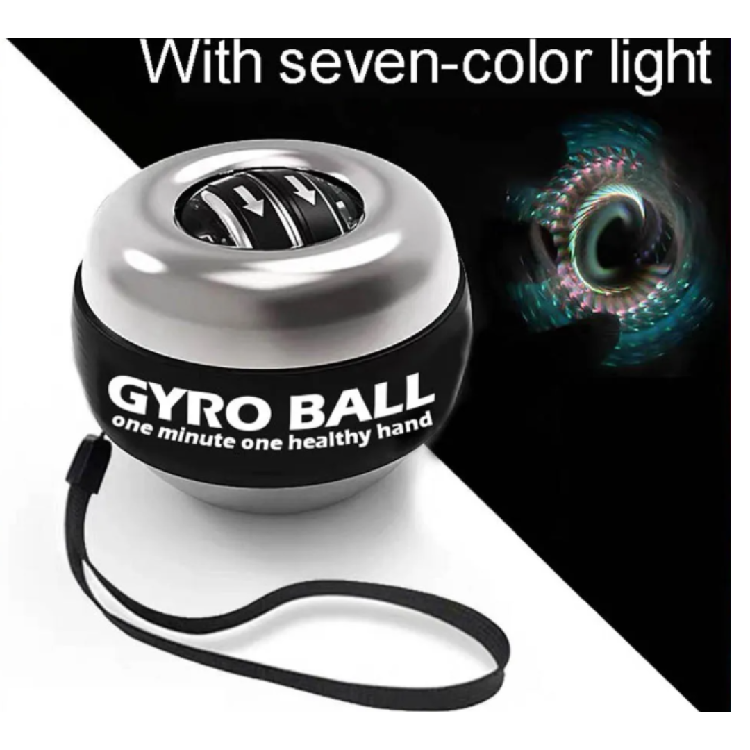 LED Gyroscopic Powerball Autostart Range Gyro Power Wrist Ball Arm Hand ...