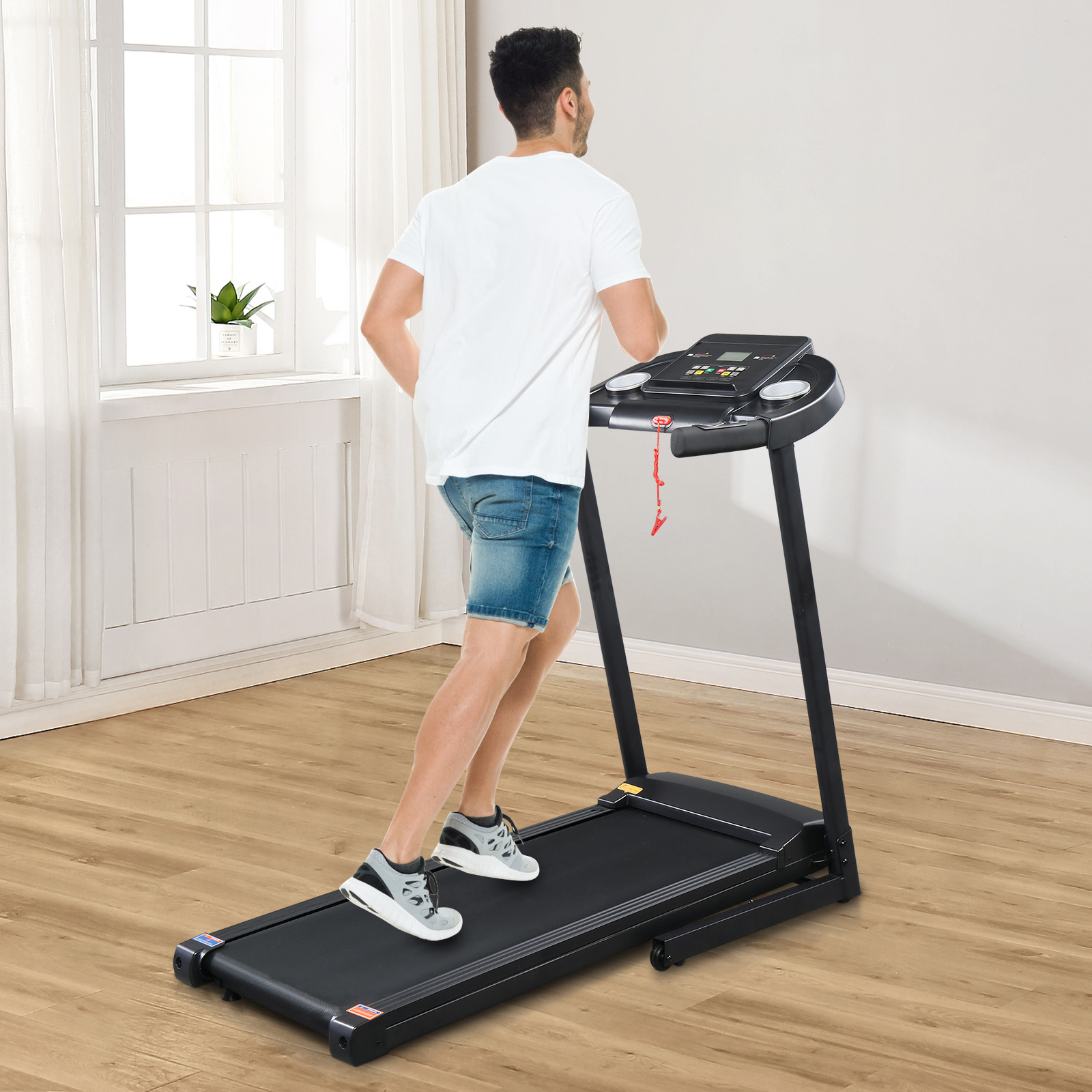 1.0HP Single Function Electric Treadmill with Hydraulic Rod - Appravo